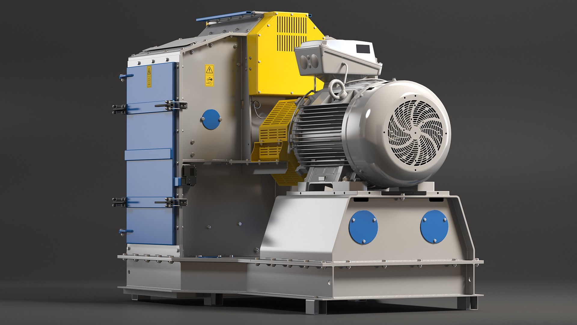 3D Model High Speed Hammer Mill - TurboSquid 1985983