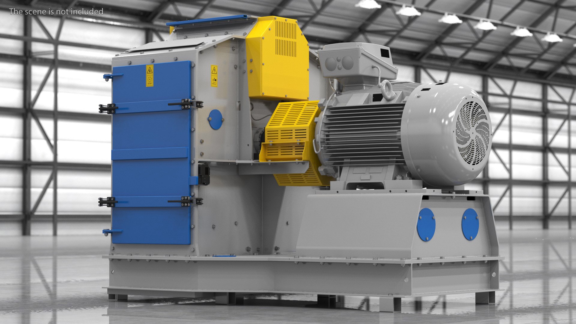 3D Model High Speed Hammer Mill - TurboSquid 1985983