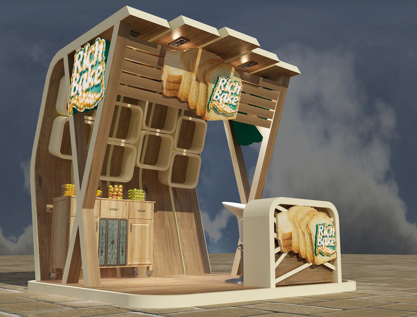 3D Booth Exhibition Stand a 102b - TurboSquid 1940495