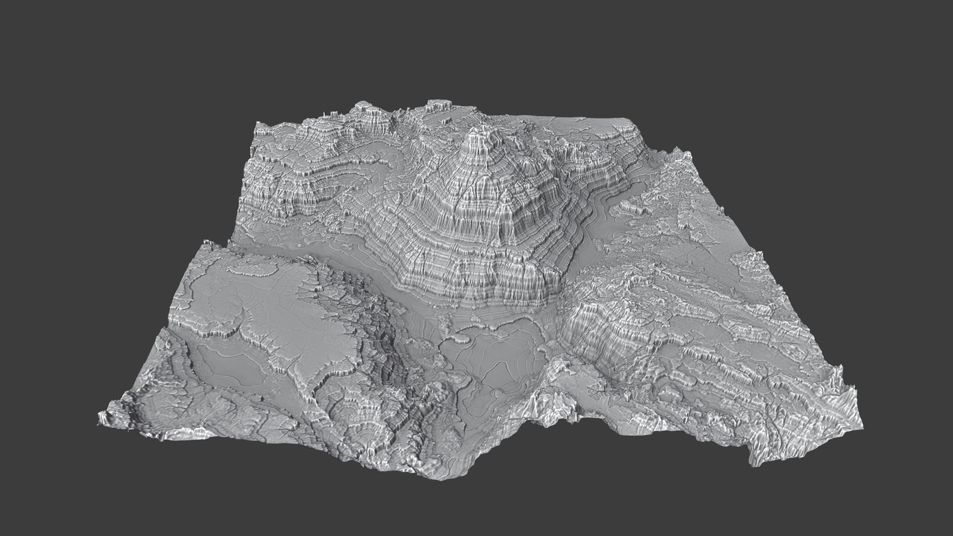 8K Detailed Cliff Landscape Model - TurboSquid 1811491