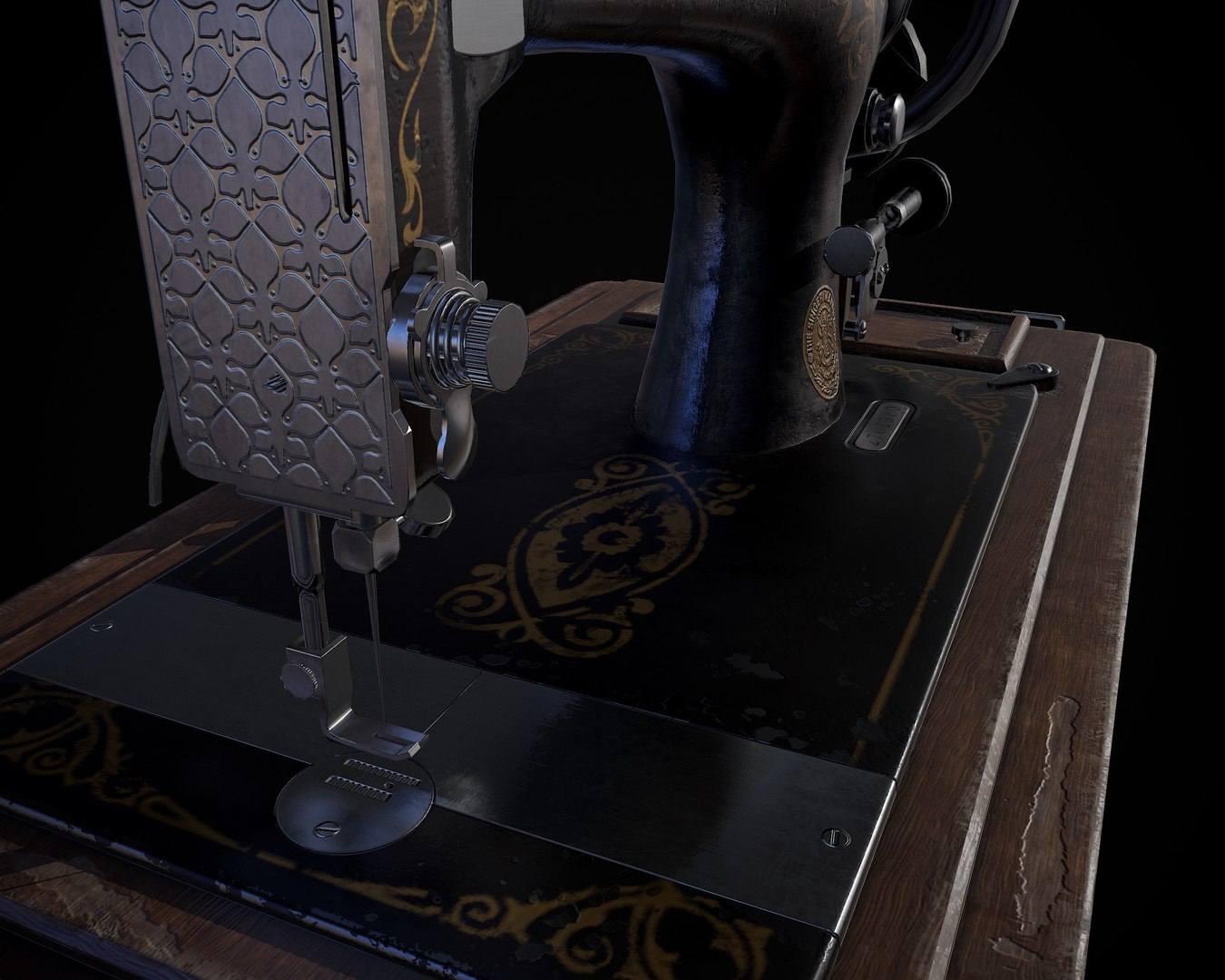 Singer Sewing Machine 3D Model - TurboSquid 1418917