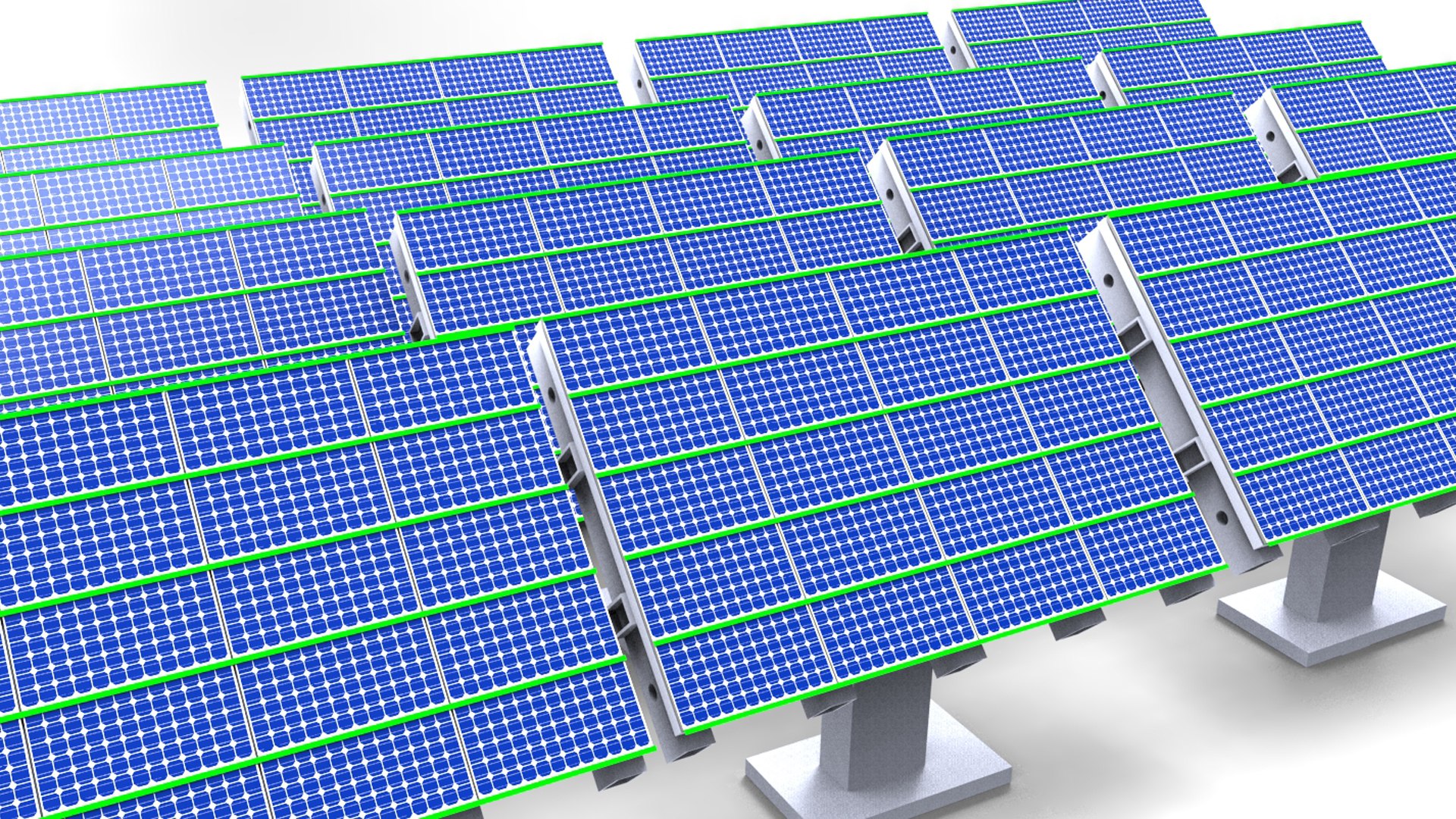 3D Photovoltaic Solar Power - TurboSquid 1672393