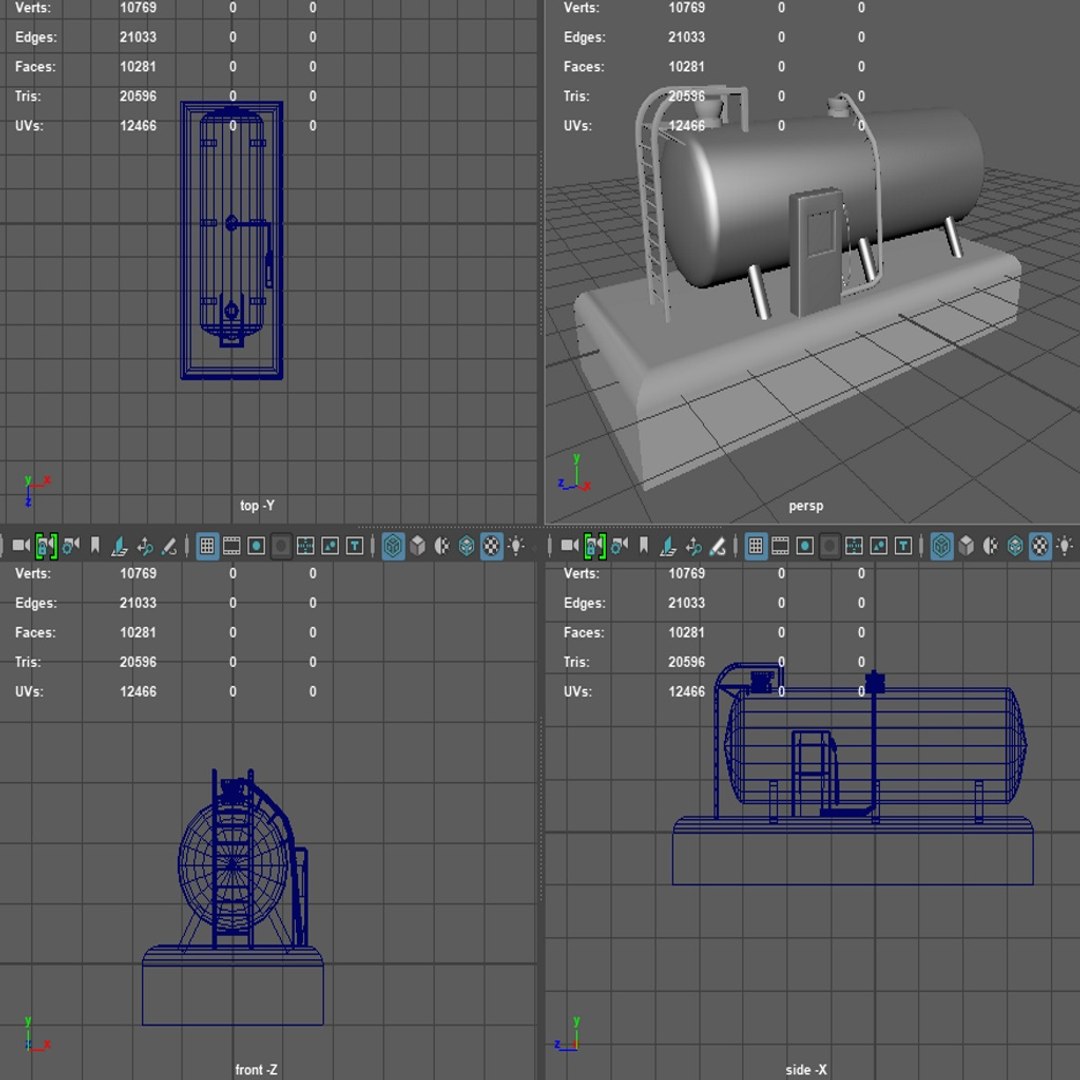3D Model Fuel Tank - TurboSquid 1271850