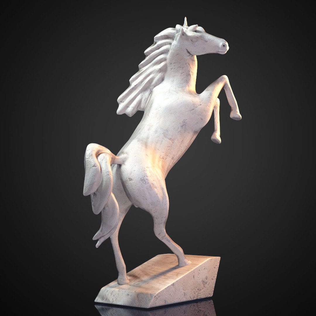 3d Horse Statue