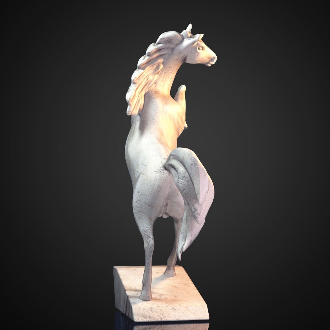 3d Horse Statue