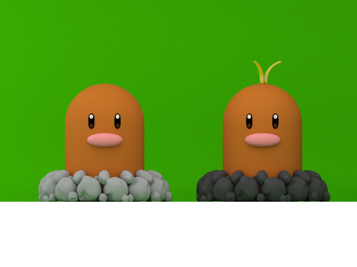 Alolan Diglett 3D Model - TurboSquid 1374331