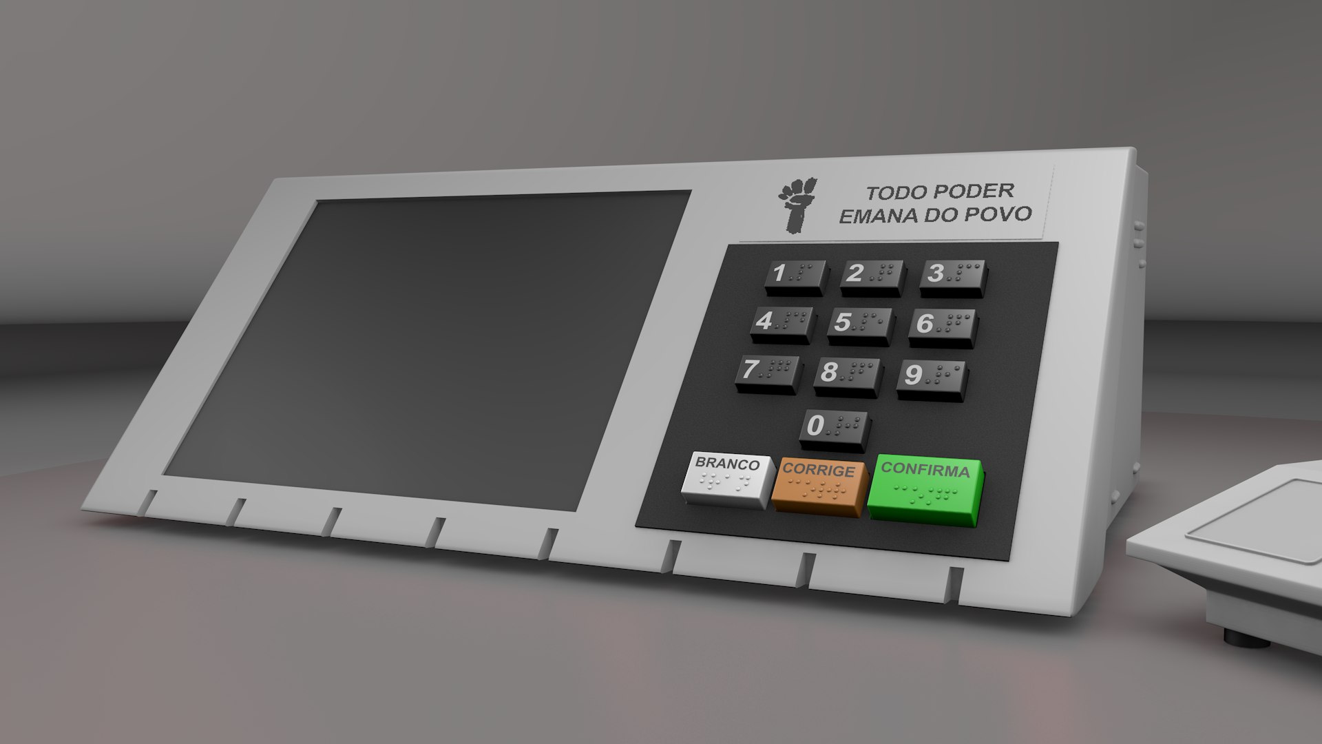3d Urna Eletronica Model Turbosquid 1621176