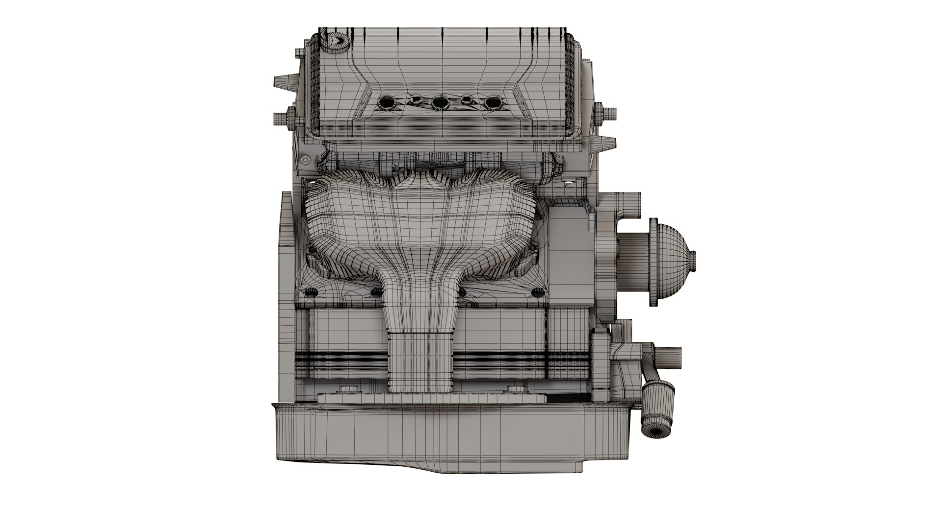 3D v6 car engine - TurboSquid 1559667