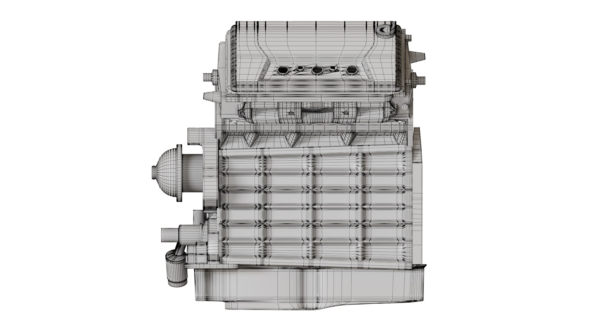 3D v6 car engine - TurboSquid 1559667