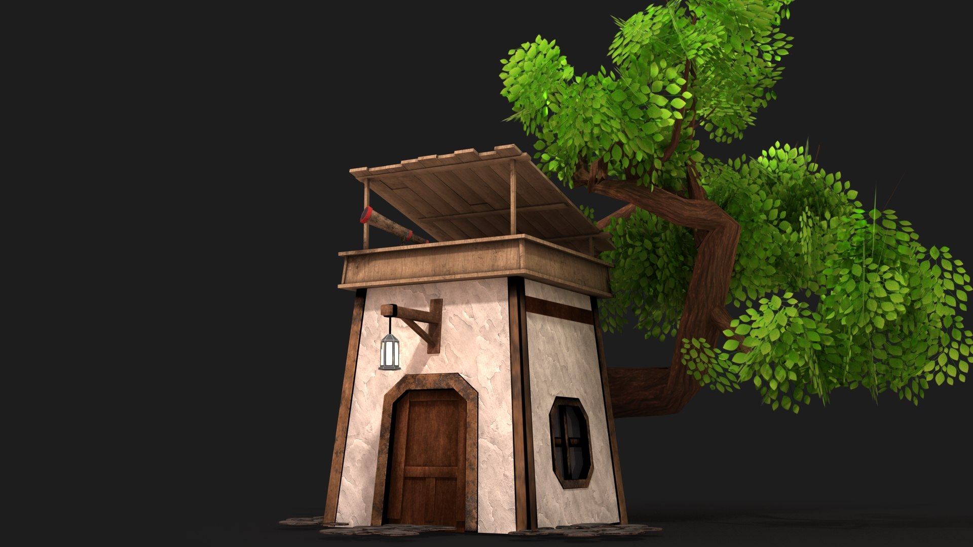 Tree Shack 3D Model - TurboSquid 1988019