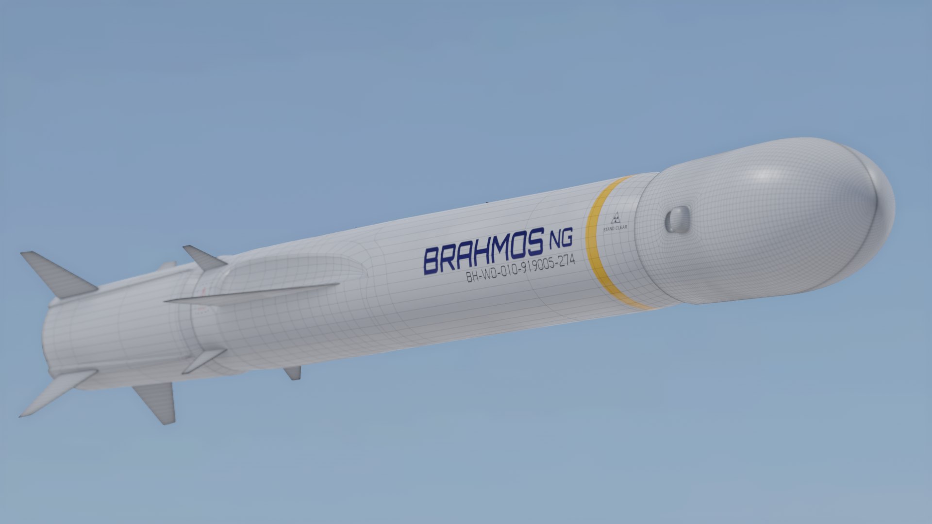 BrahMos-NG Missile Air Launched Model - TurboSquid 2394807