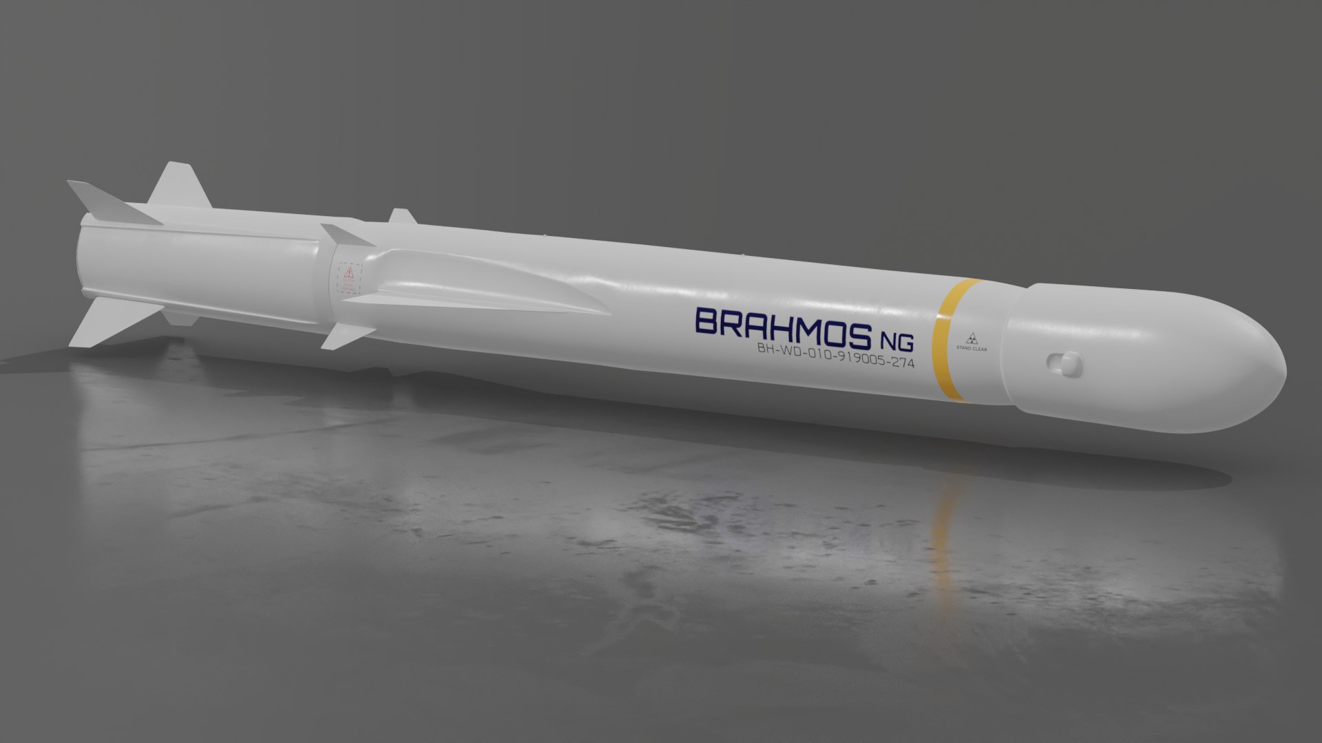 BrahMos-NG Missile Air Launched Model - TurboSquid 2394807