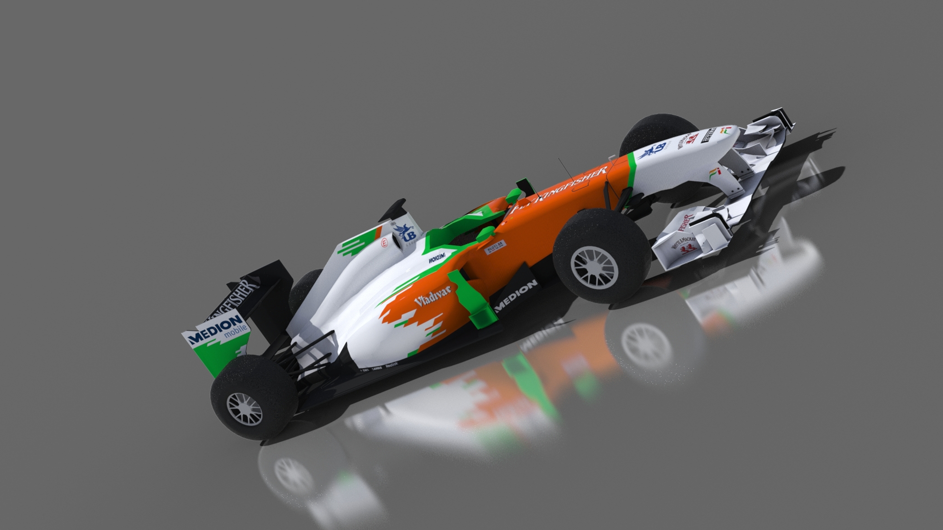 force india 2011 f1 3d ma