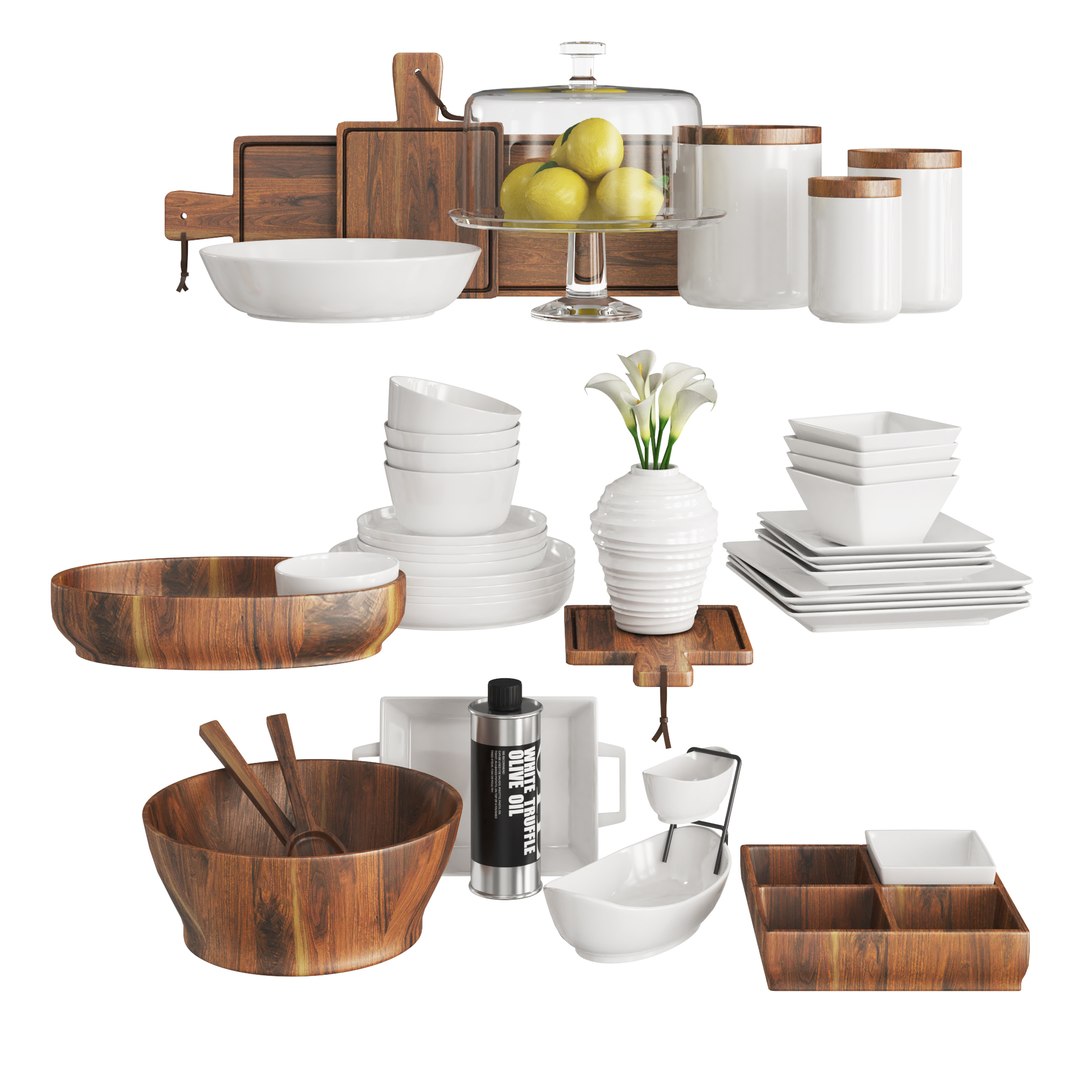 3D Kitchen Set - TurboSquid 1647769