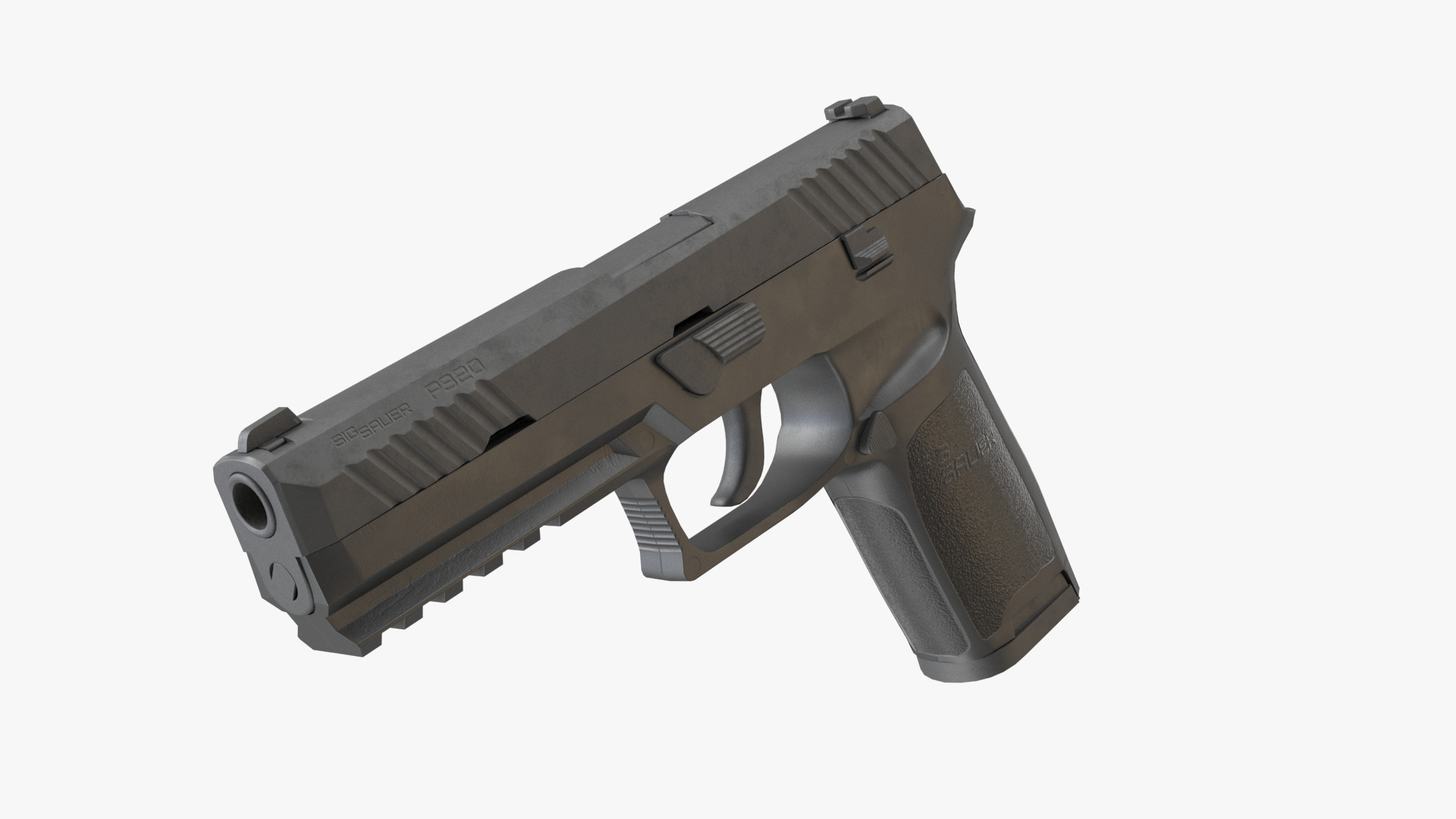 3D SIG Sauer P320 Game Weapon Model - TurboSquid 2133691