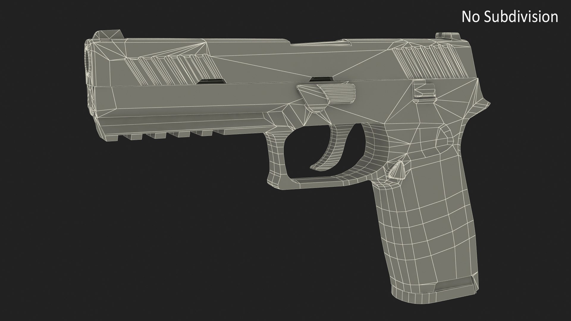 3D SIG Sauer P320 Game Weapon Model - TurboSquid 2133691