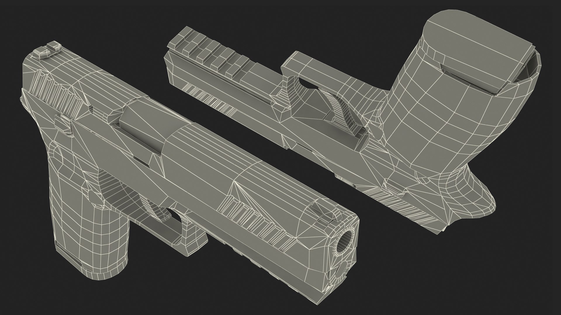 3D SIG Sauer P320 Game Weapon model - TurboSquid 2133691