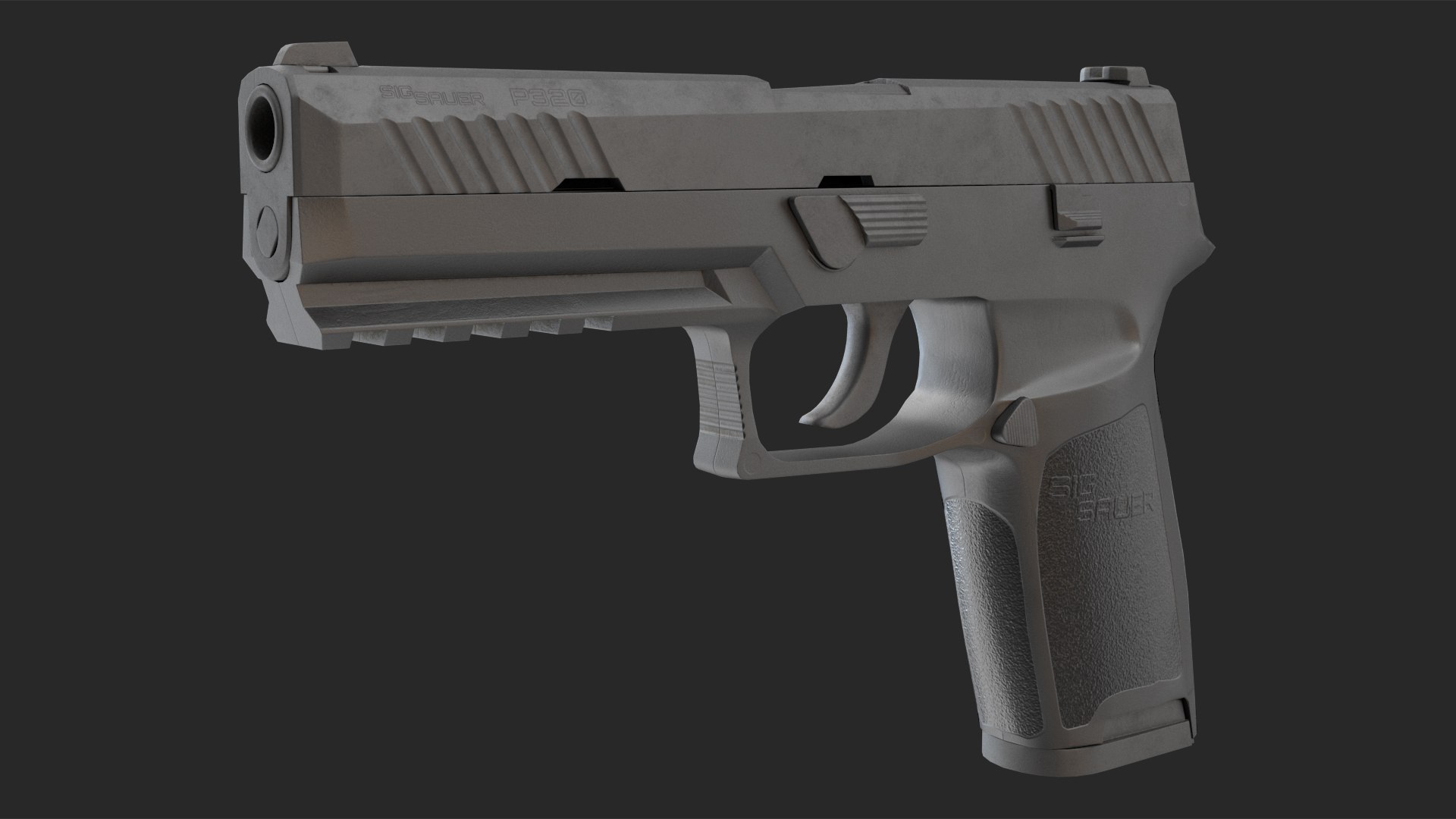 3D SIG Sauer P320 Game Weapon Model - TurboSquid 2133691
