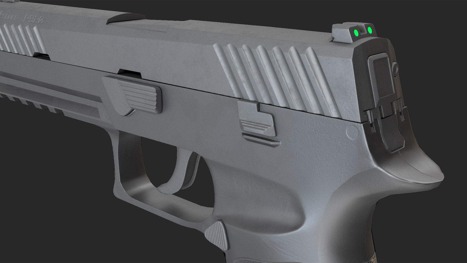 3D SIG Sauer P320 Game Weapon Model - TurboSquid 2133691