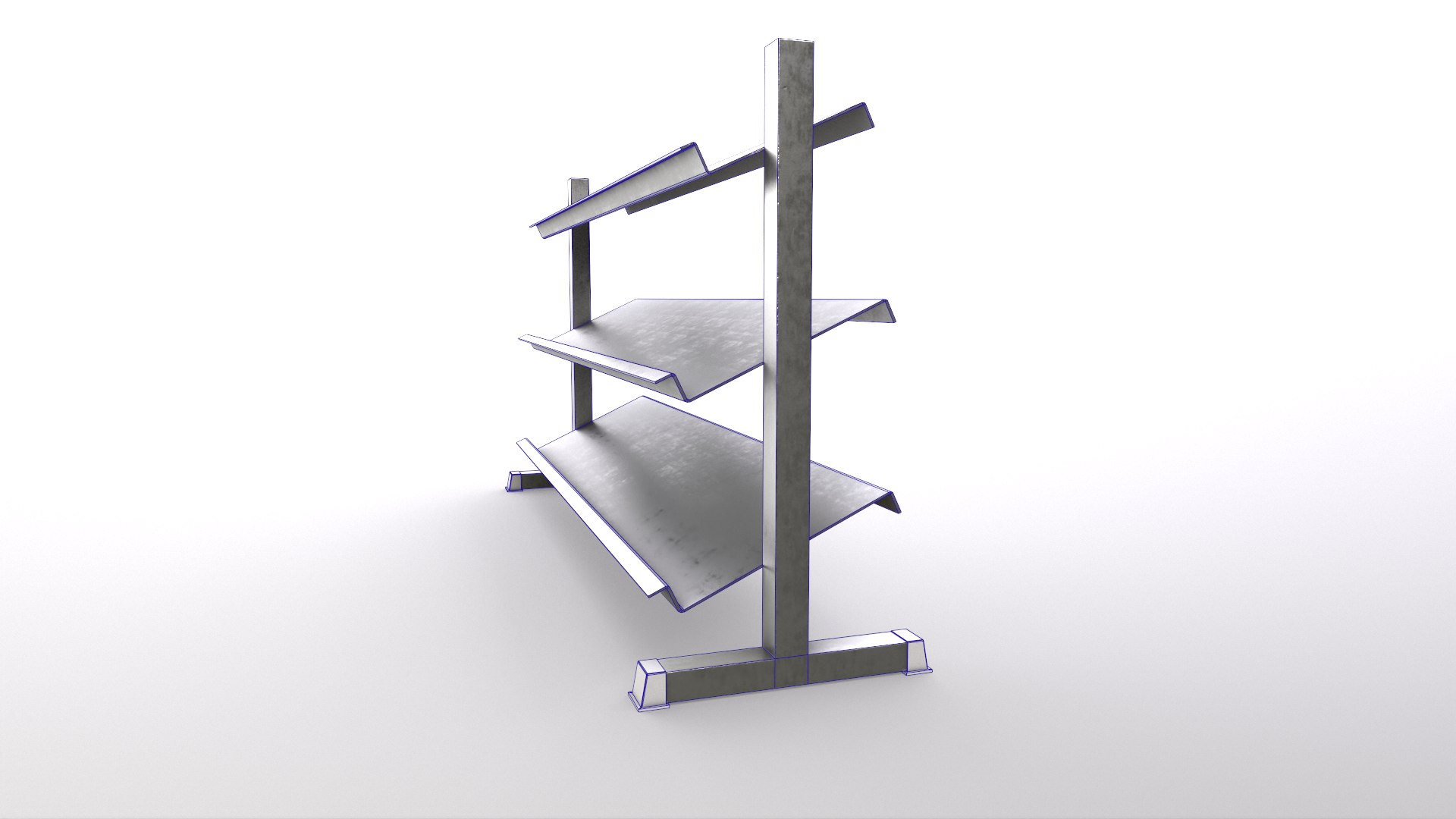3D PBR Dumbbell Rack B - TurboSquid 1802277
