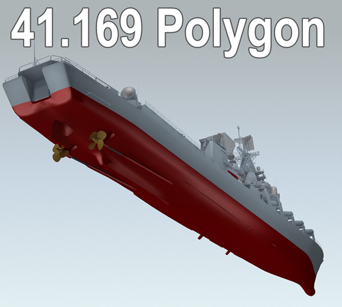 Slava Class Cruiser 3d 3ds