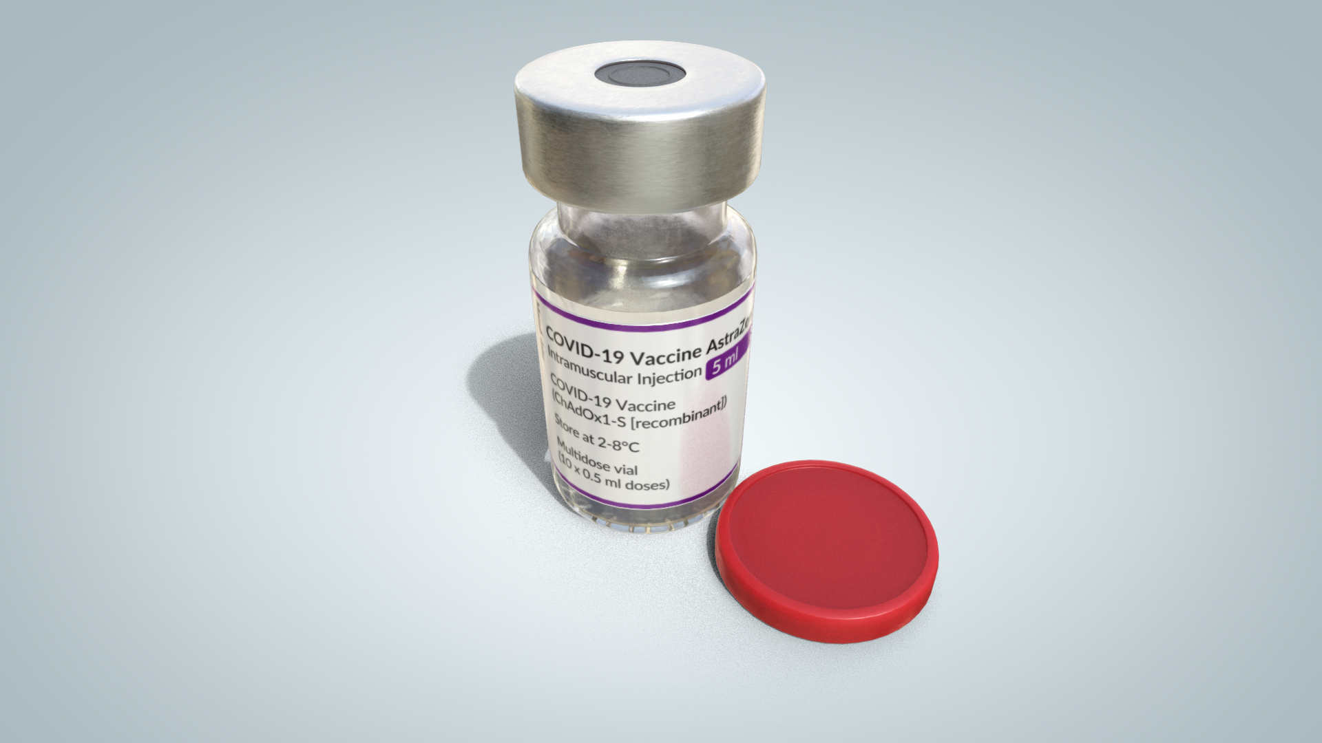 Vaccine Vial Rigged - Mod AstraZeneca 3D Model - TurboSquid 1821975