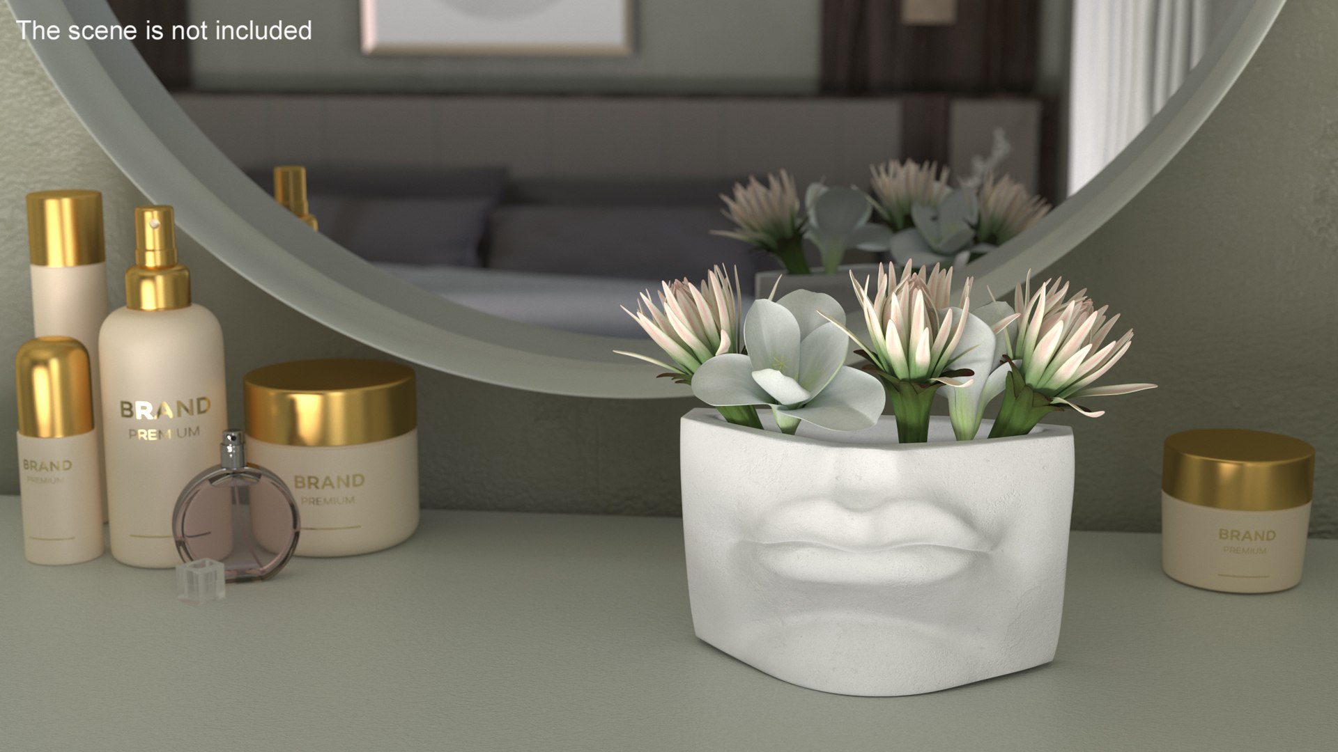 Michelangelo David Lips Decor Gypsum 3D Model - TurboSquid 2269745