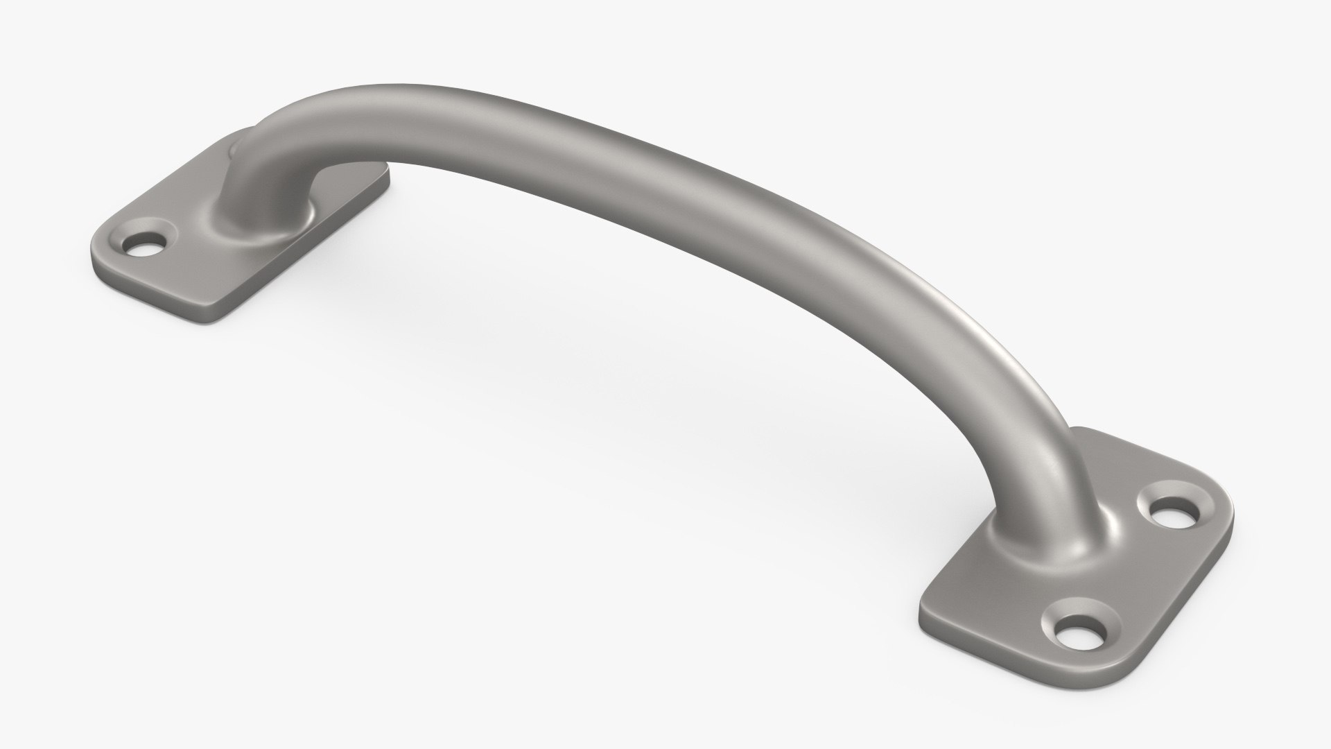 3D Model Kitchen Cabinet Handle Traditional Silver - TurboSquid 2224900