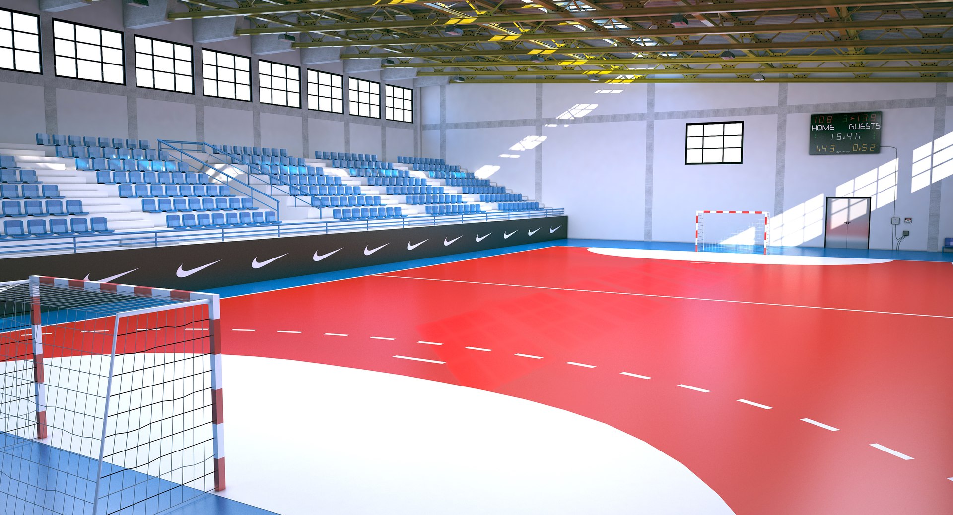 3D handball arena stadium model - TurboSquid 1478544