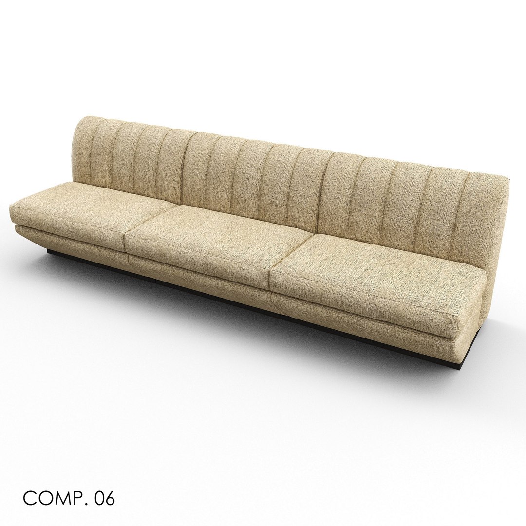 3D Vienna Modular Banquet Seating - TurboSquid 1336755