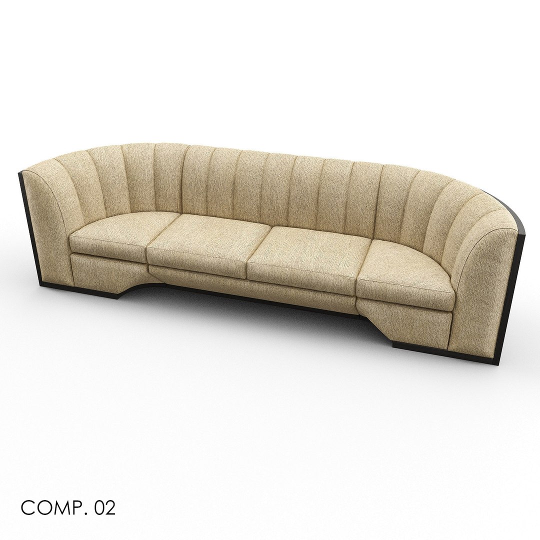 3D Vienna Modular Banquet Seating - TurboSquid 1336755