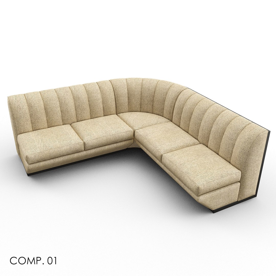 3D Vienna Modular Banquet Seating - TurboSquid 1336755