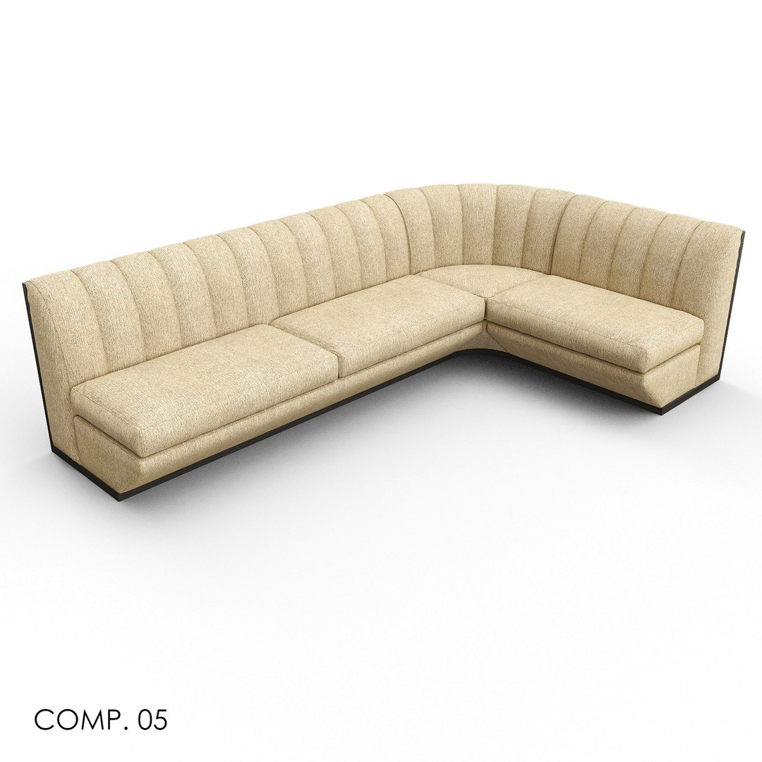 3D Vienna Modular Banquet Seating - TurboSquid 1336755