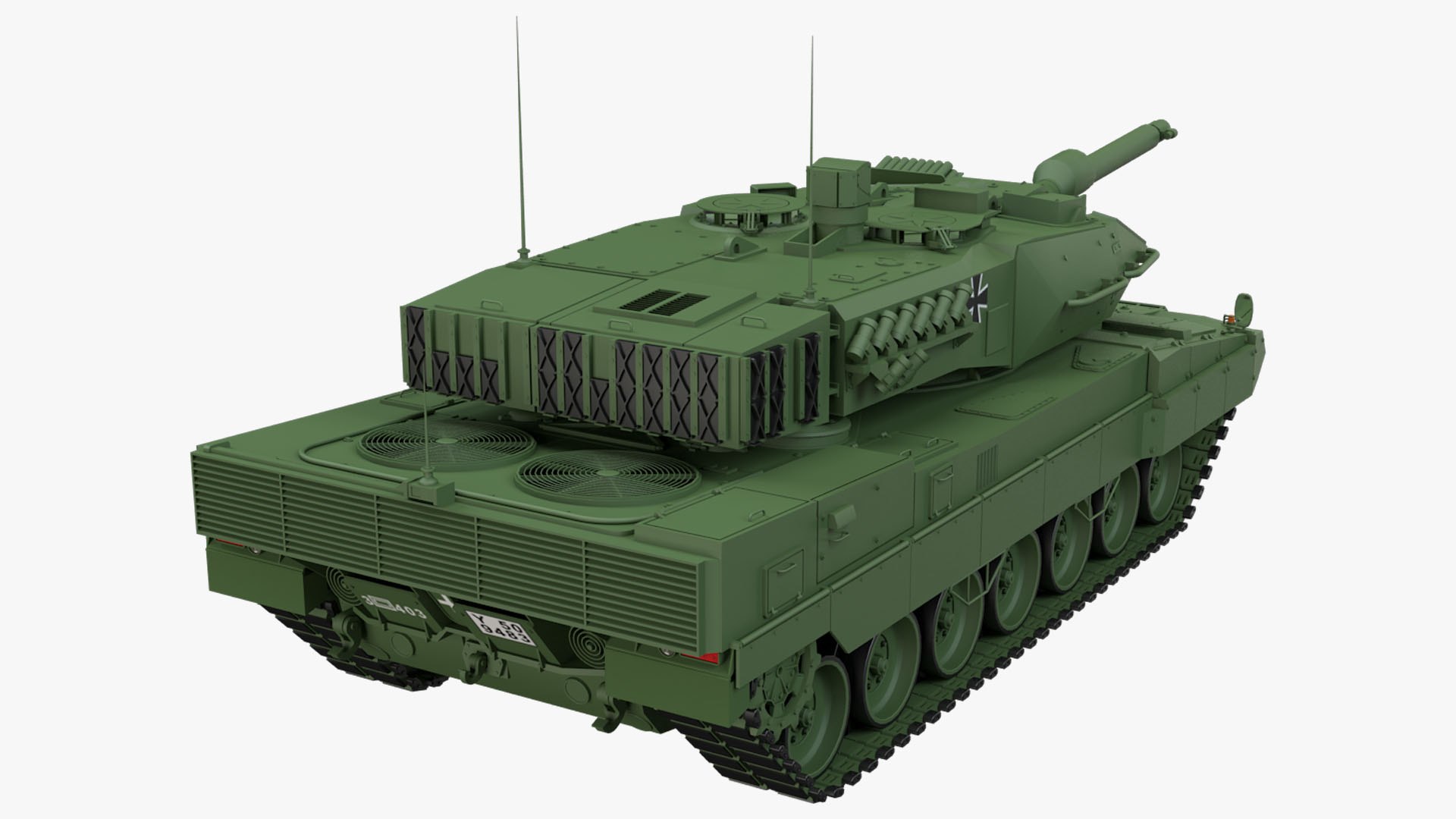 German Leopard 2a6 3D - TurboSquid 1487943