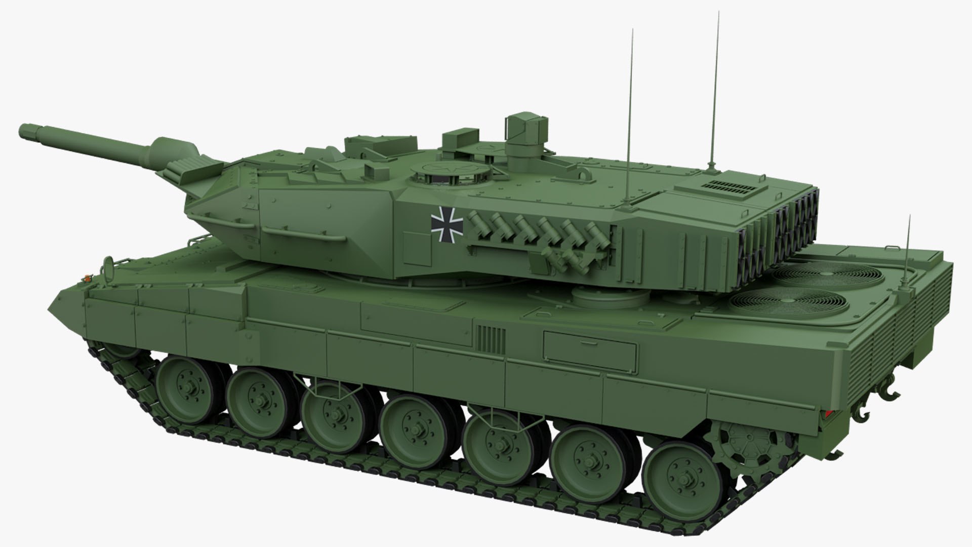 German Leopard 2a6 3D - TurboSquid 1487943