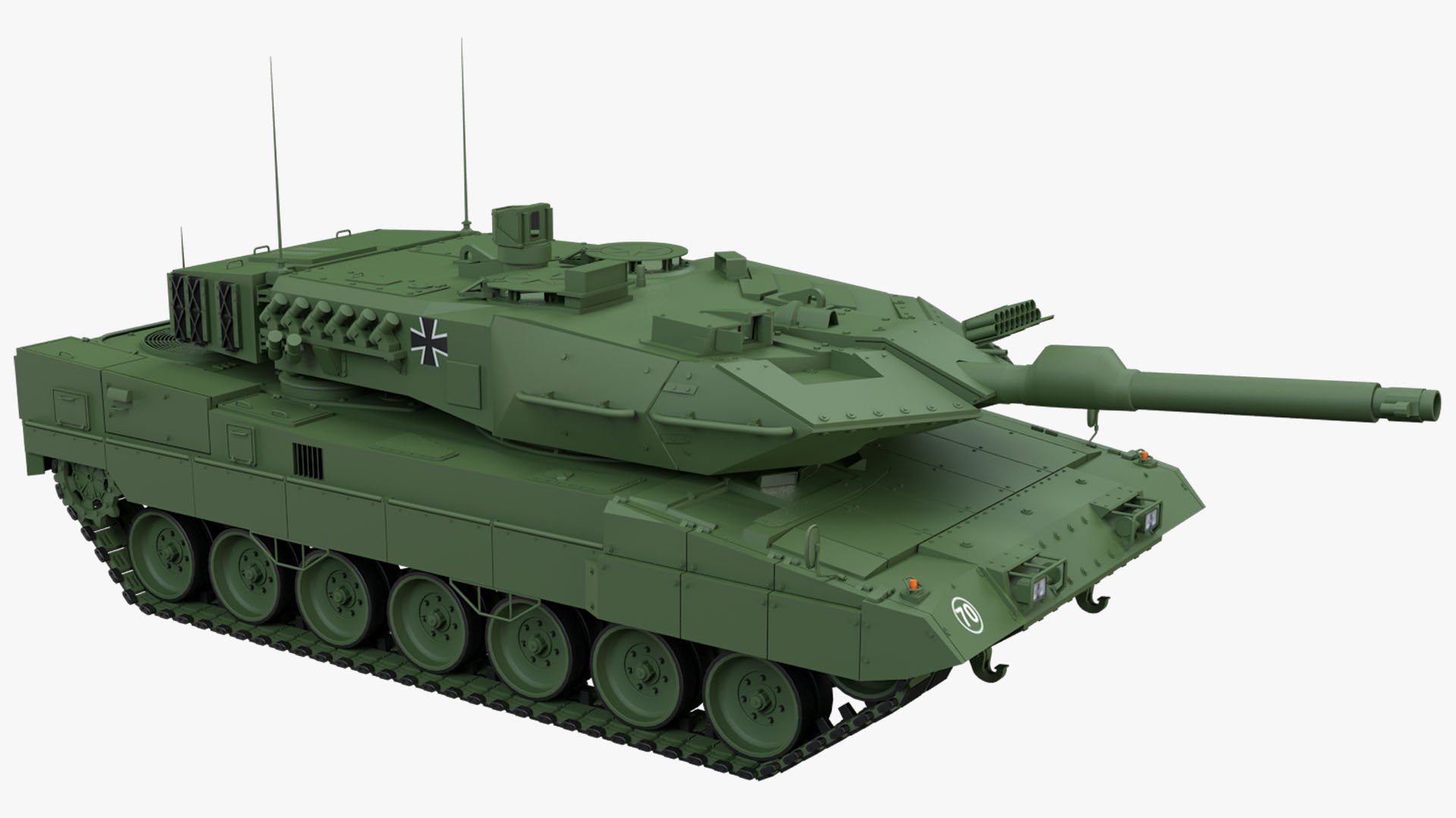 German Leopard 2a6 3D - TurboSquid 1487943