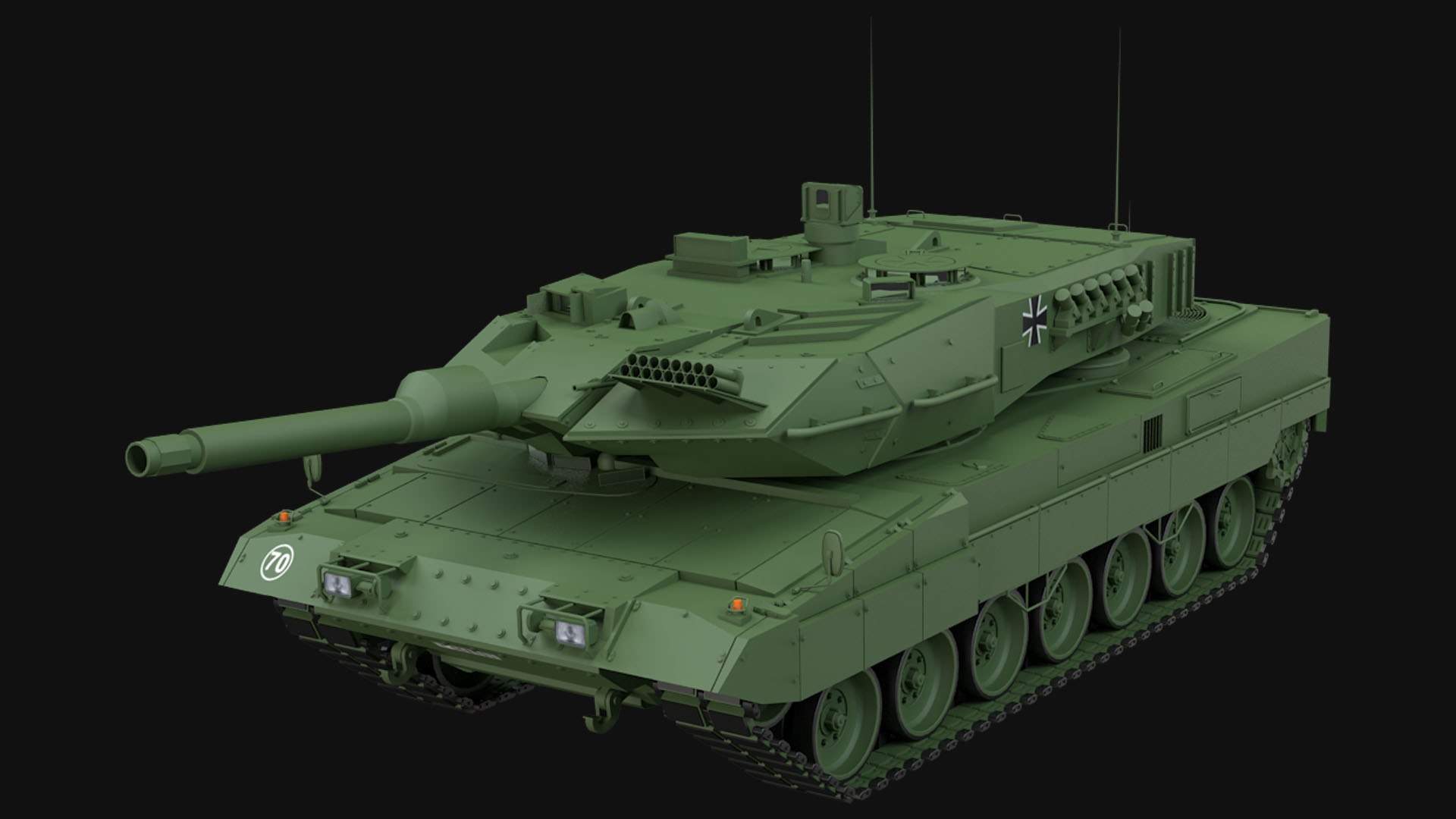 German Leopard 2a6 3D - TurboSquid 1487943
