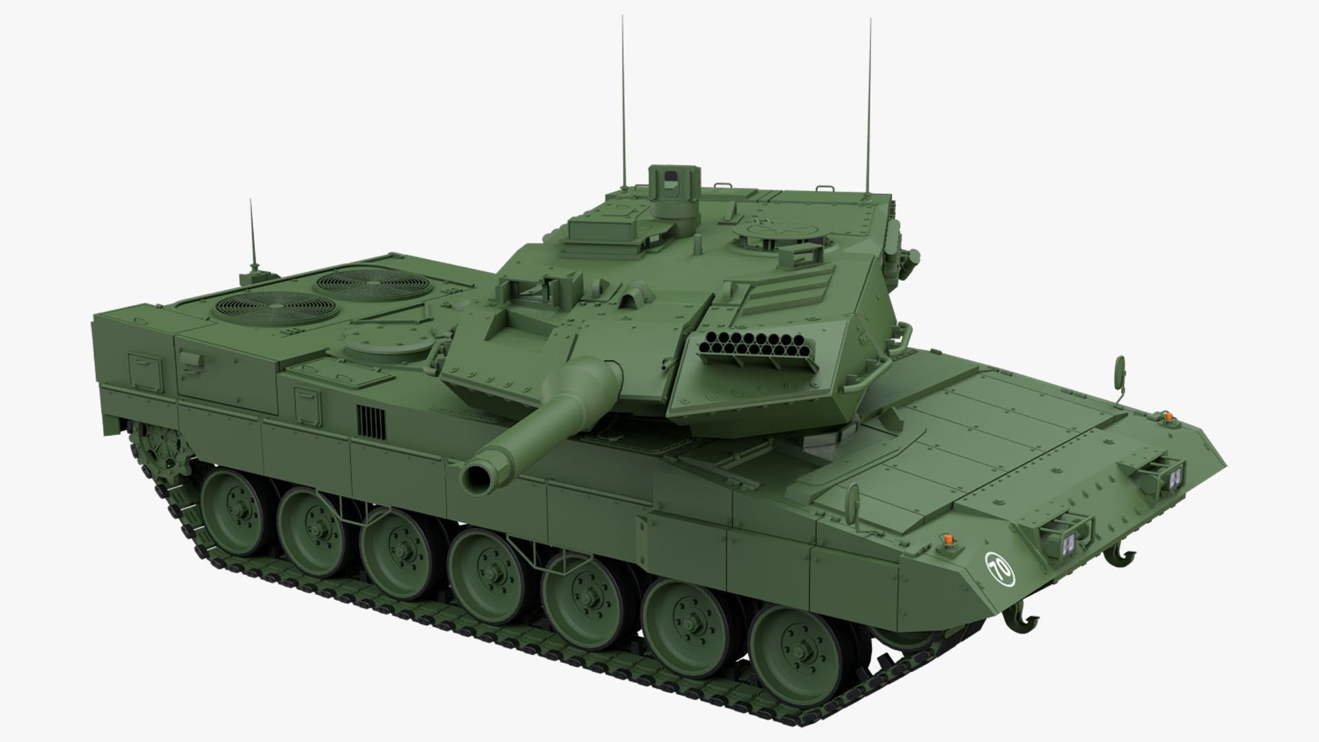 German Leopard 2a6 3D - TurboSquid 1487943