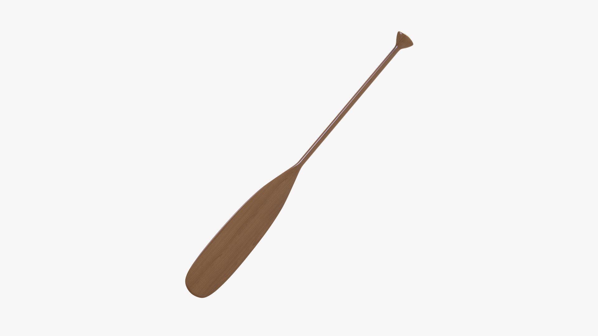 3D Wooden Paddle Model - TurboSquid 2072365