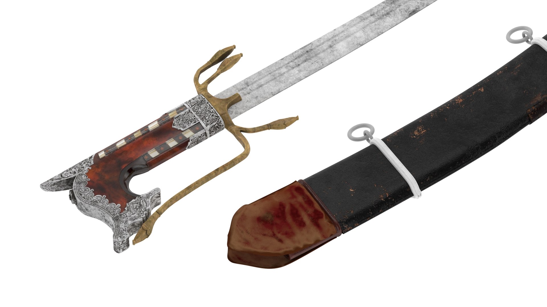 3D Nimcha Sword - TurboSquid 1708777