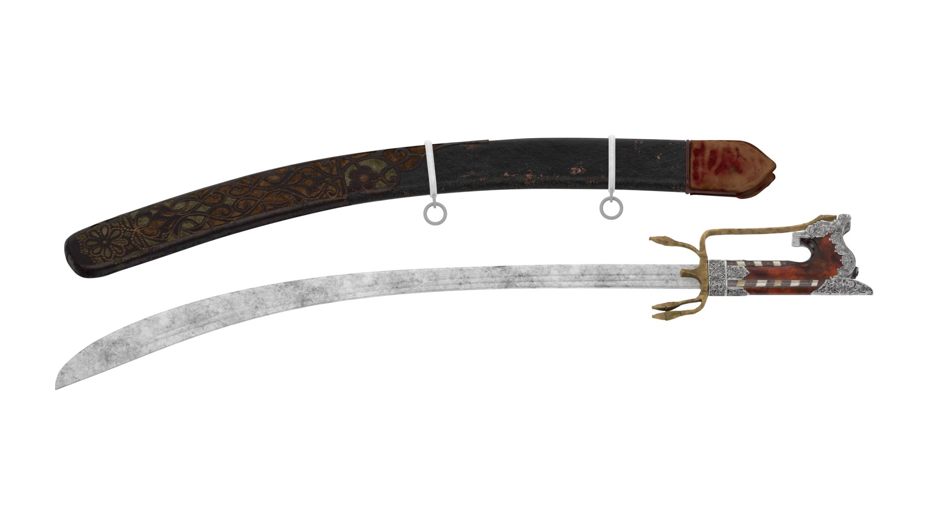 3D Nimcha Sword - TurboSquid 1708777