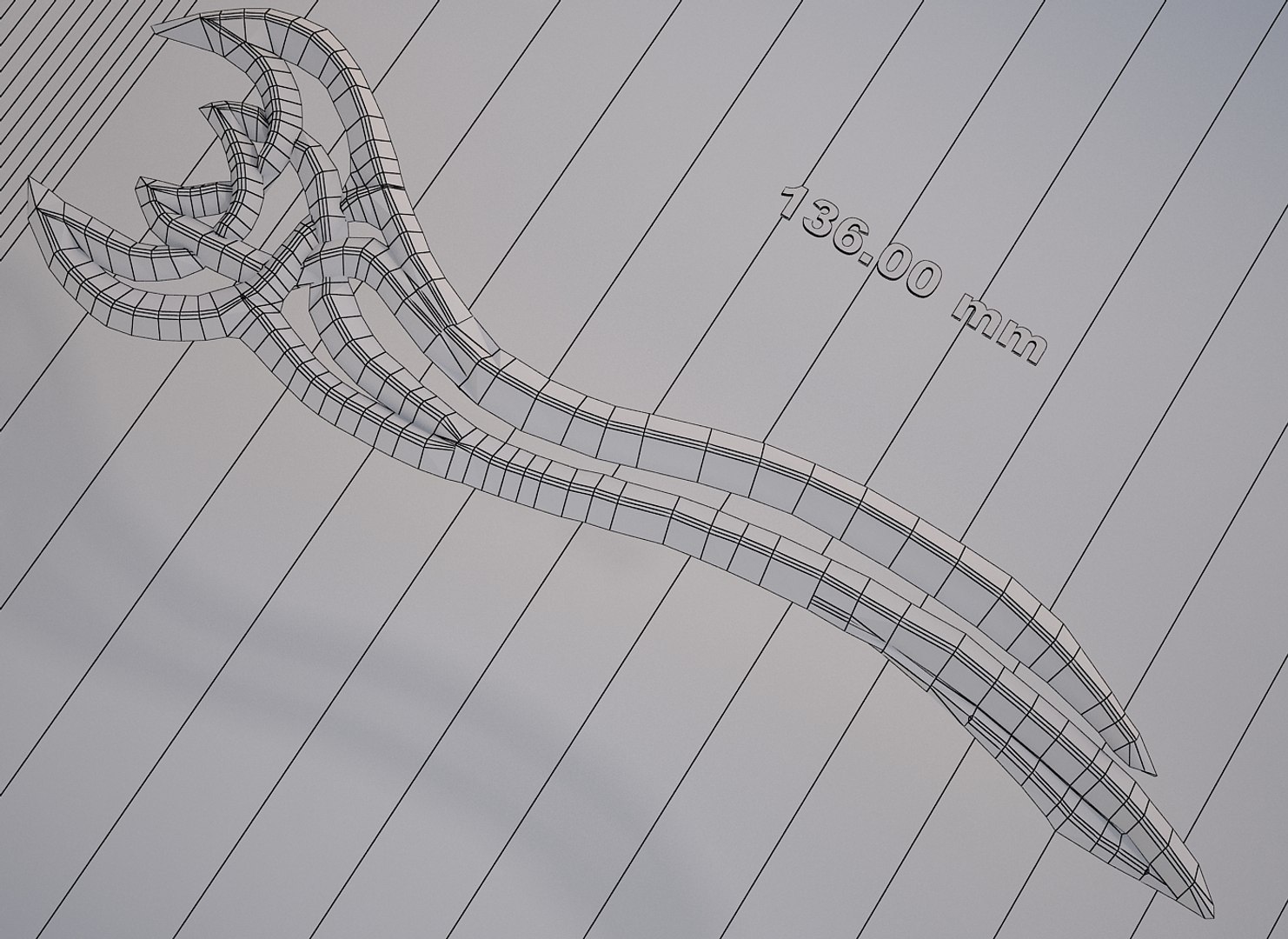 3ds Max Hairpin Modelled Stl