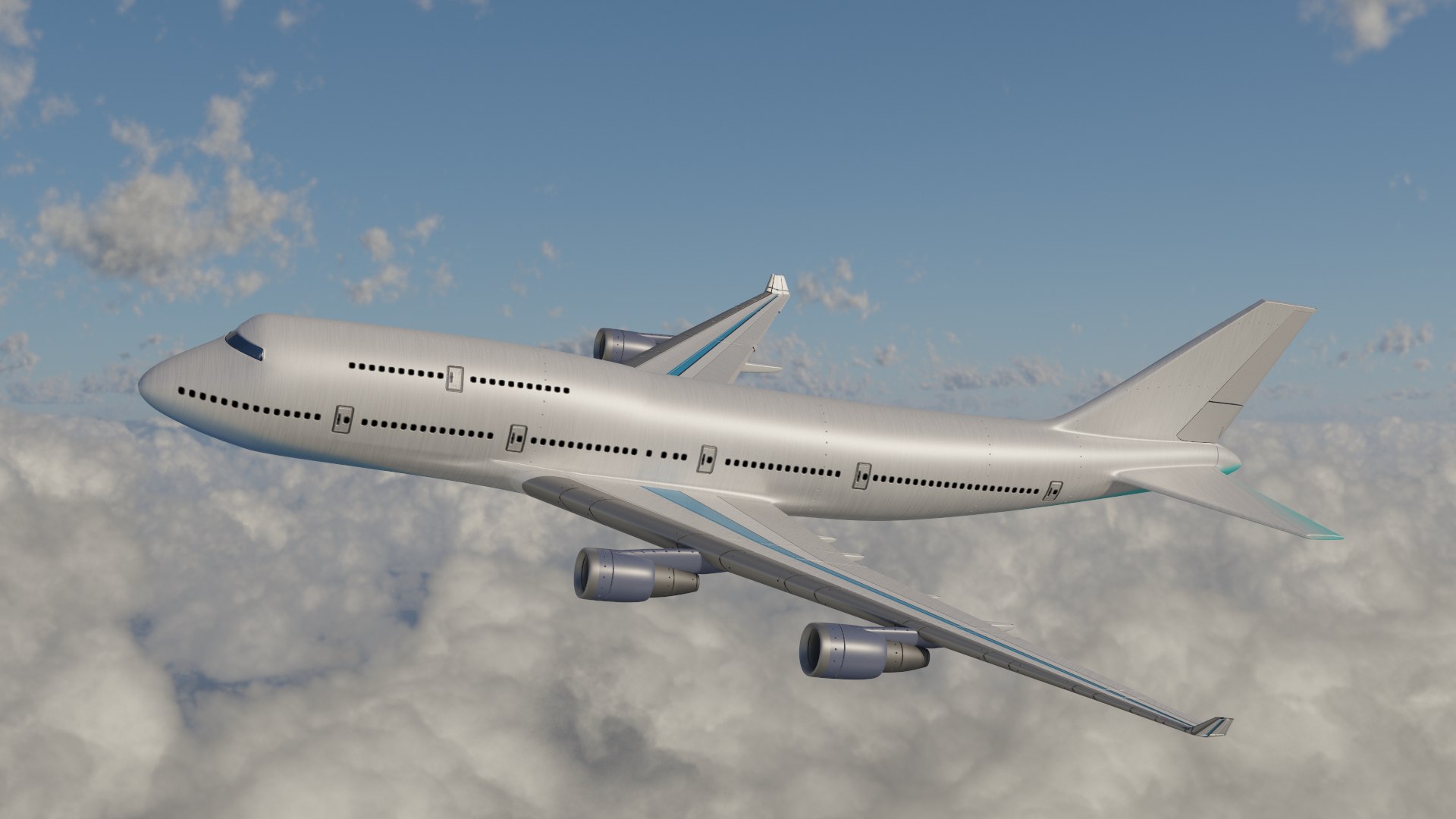 3D Airplane Boeing 747-400 Model - TurboSquid 1920322