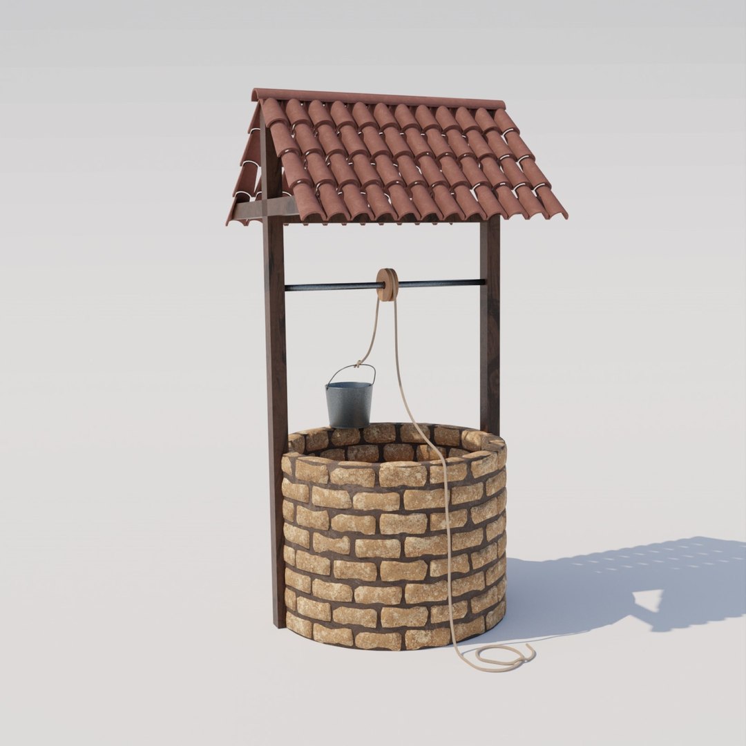 Wishing Well Model - TurboSquid 2023882