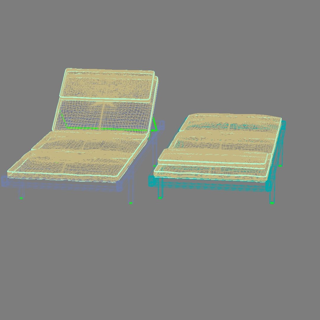 Bassam Fellows Daybed 3d Model