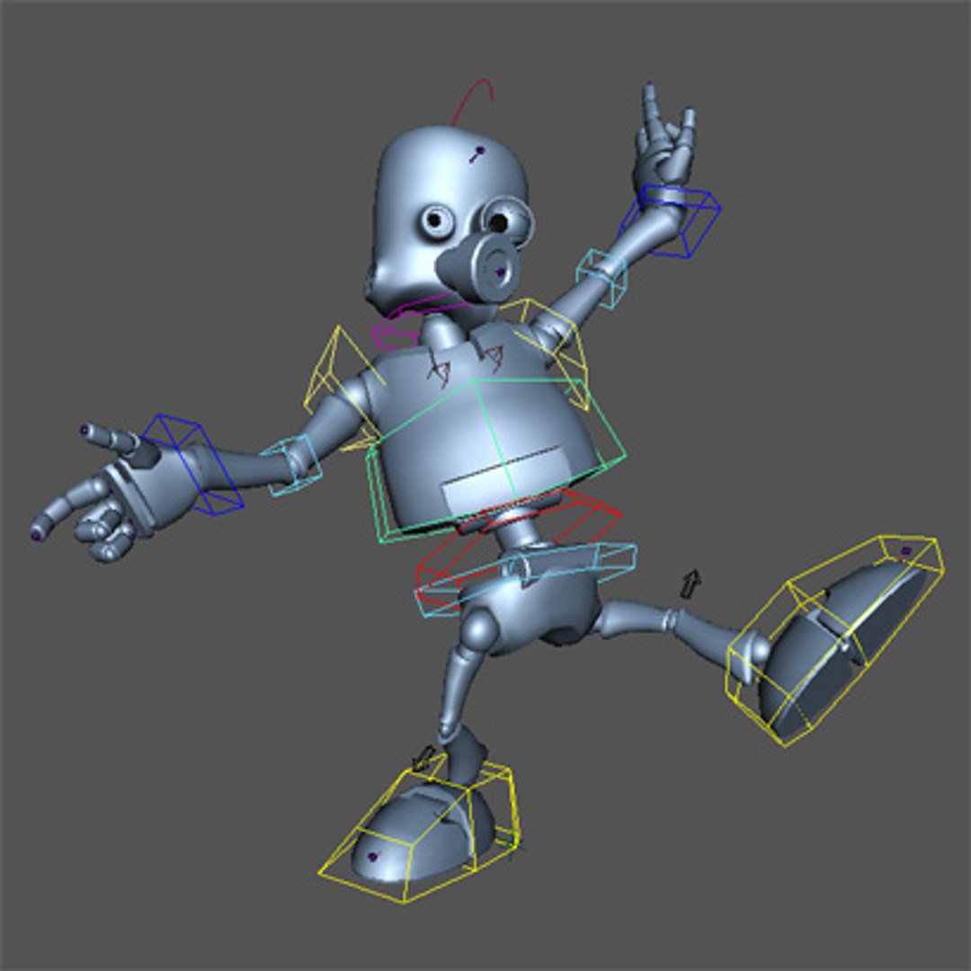 Animator Rigged 3d Model