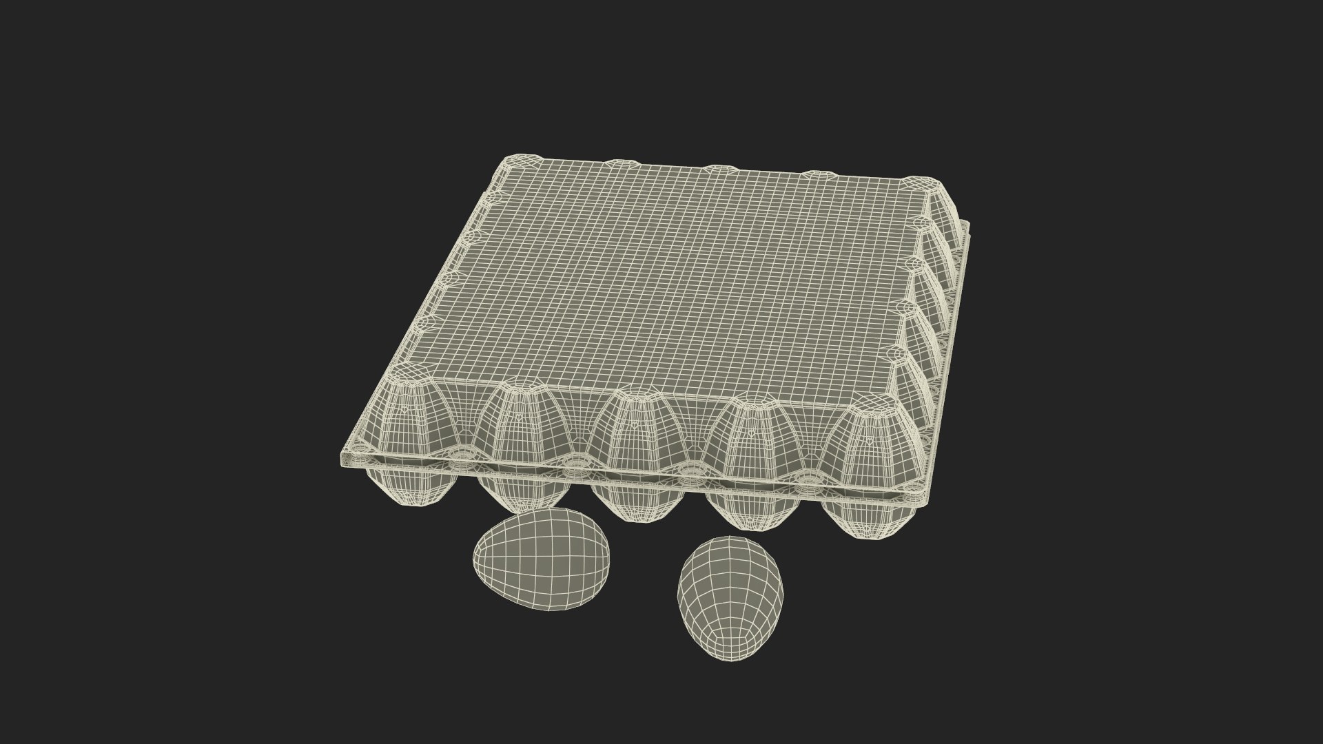 Realistic Egg Tray Packaging With 30 Brown Eggs 3D Model - TurboSquid ...
