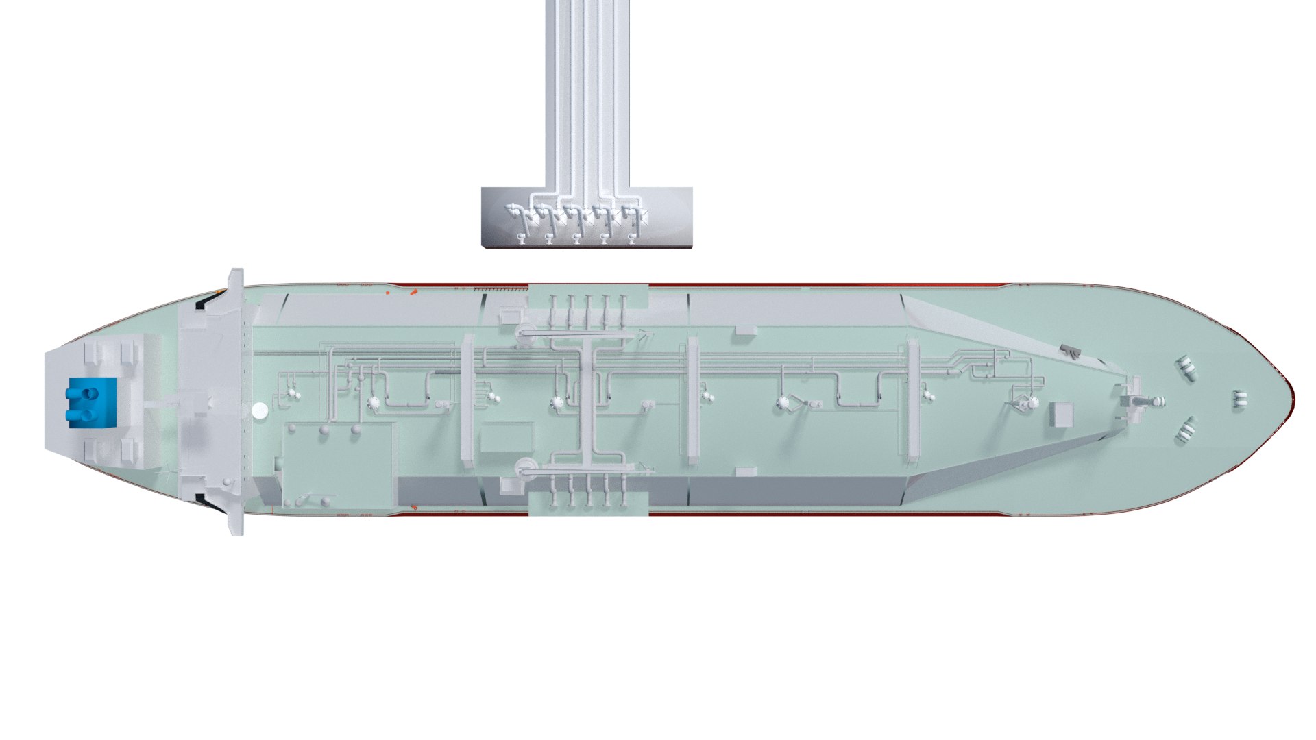 Lng Carrier Membrane Type 3D Model - TurboSquid 1249003