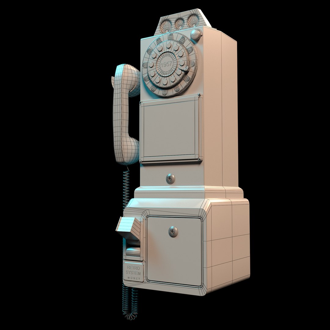 Telephone Electronic 3D Model - TurboSquid 1572807