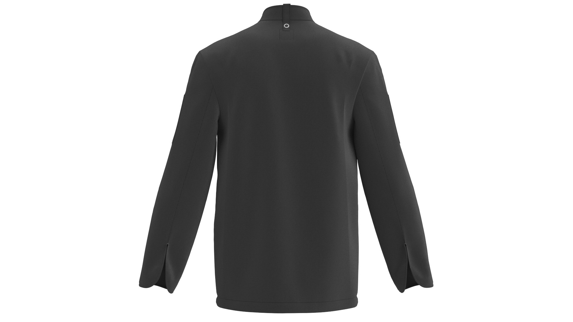 Black Chef Jacket 3D Model - TurboSquid 2149418